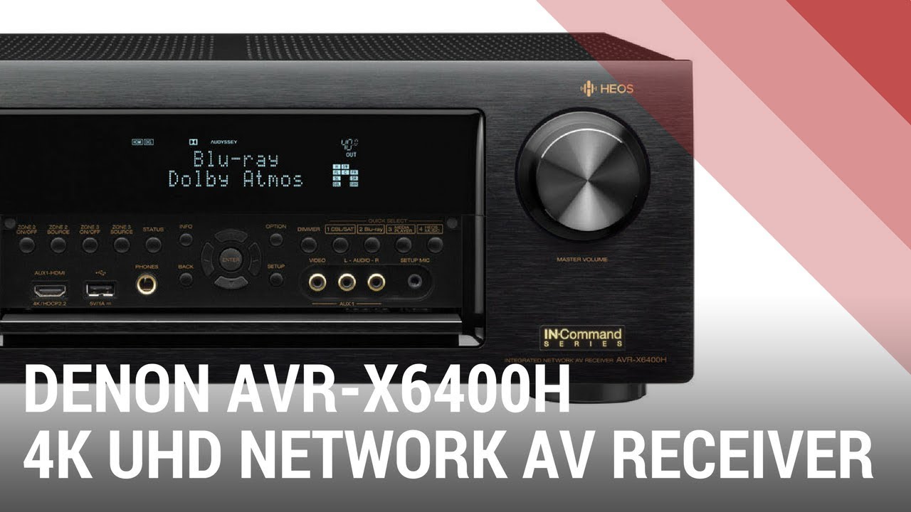 Denon AVR-X6400H 11.2 Channel Full 4K Network AV Receiver with HEOS ...