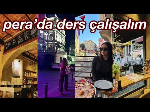 YKS DERS ÇALIŞMA GÜNLÜĞÜM #3 | PERA’DA DERS ÇALIŞALIM 🌇