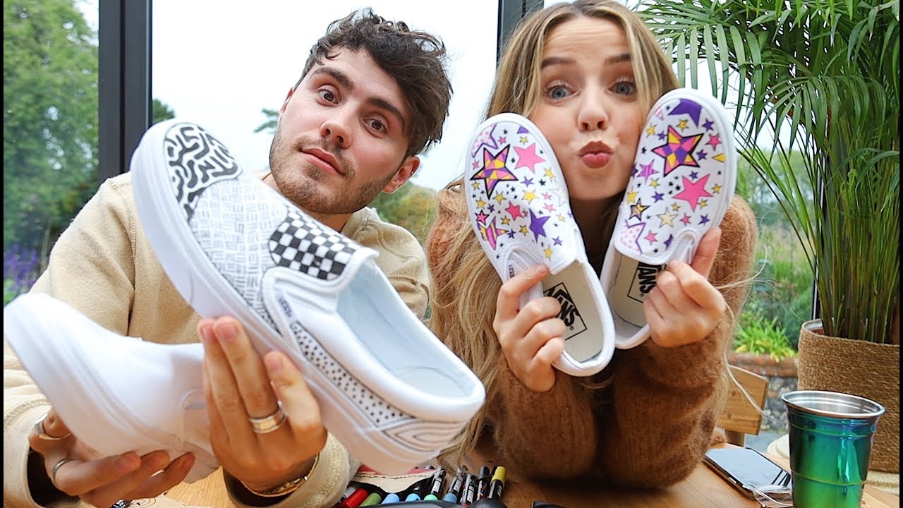 CUSTOM VANS ONLY USING PENS - YouTube