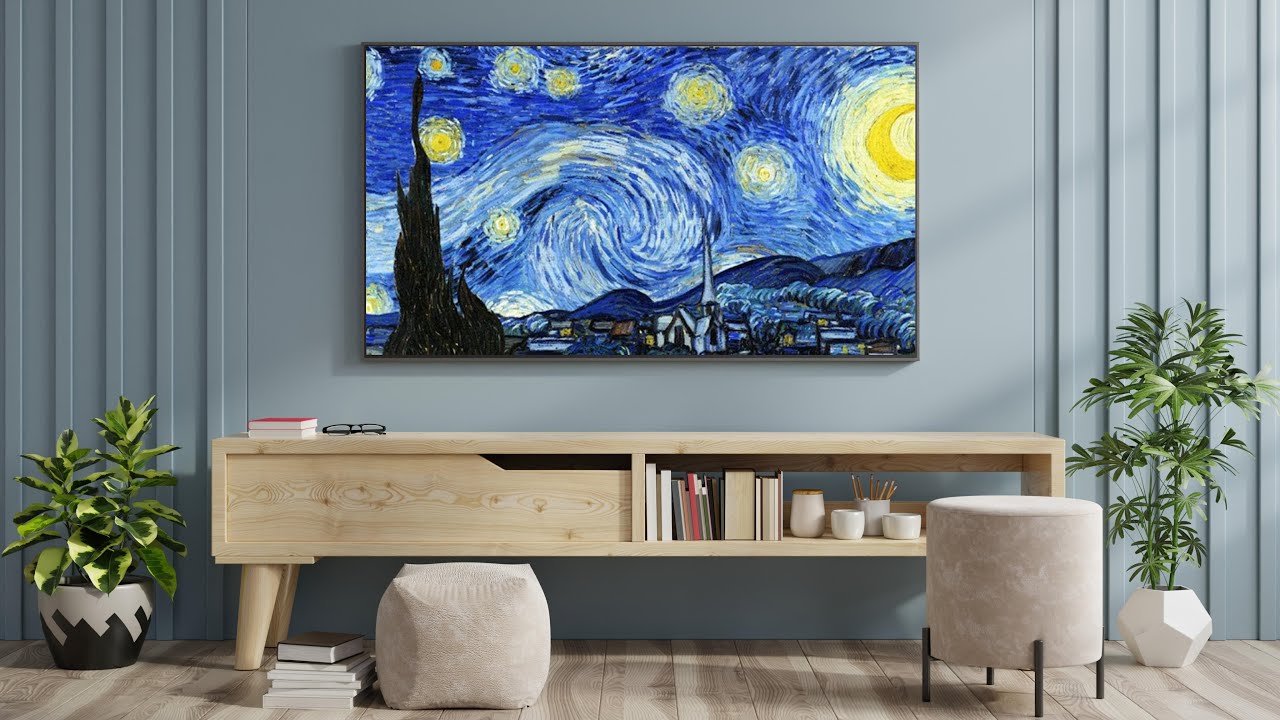 Vintage Frame TV art | wallpaper TV art | wall decor | home decor ...