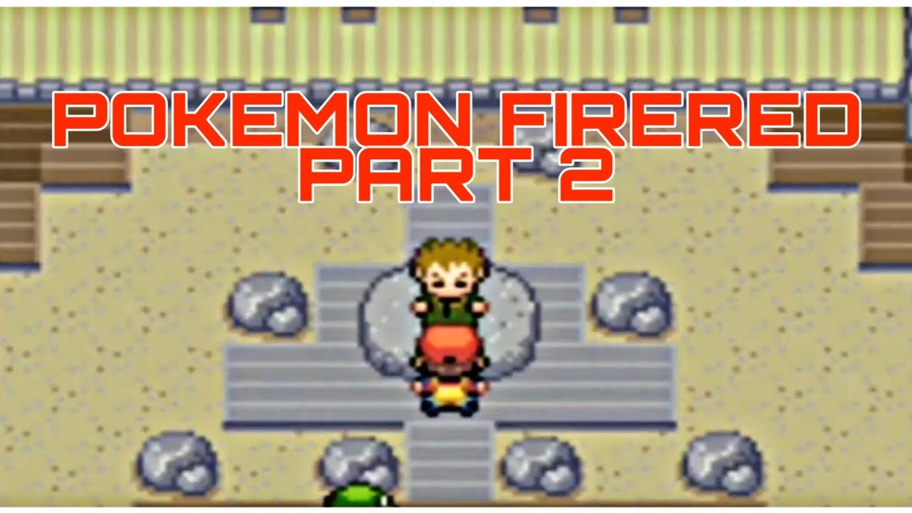 Pokemon FireRed Playthrough Part 2, Our First Gym Battle! - YouTube
