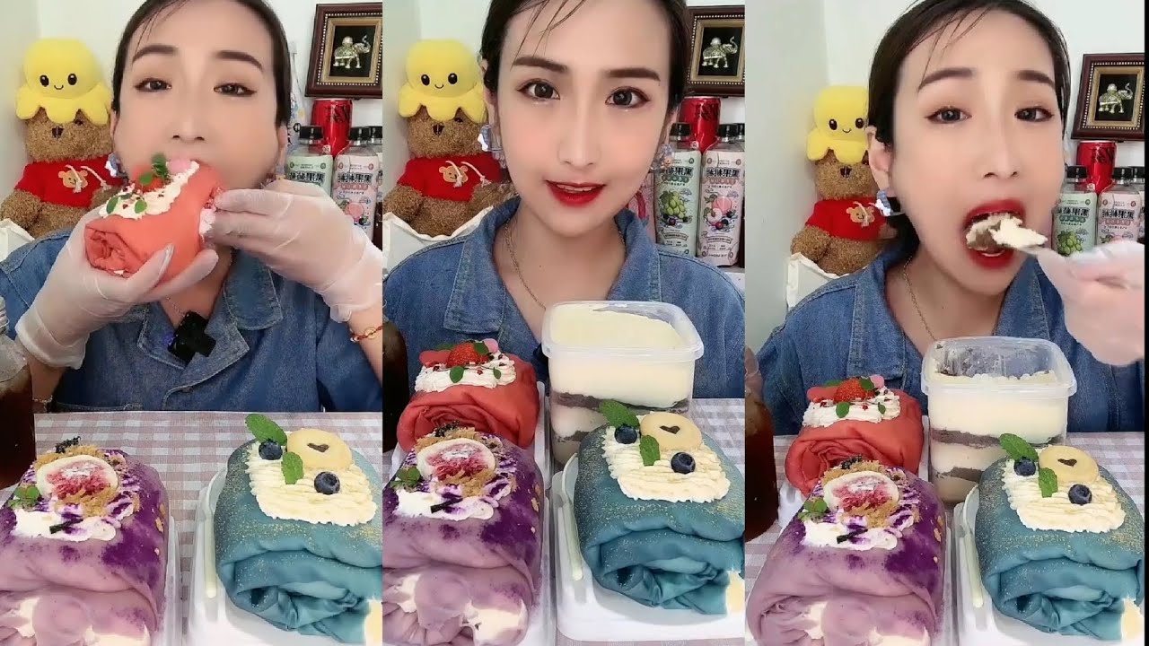 Satisfying Dessert🌈 Eating Show Big Bites... - YouTube