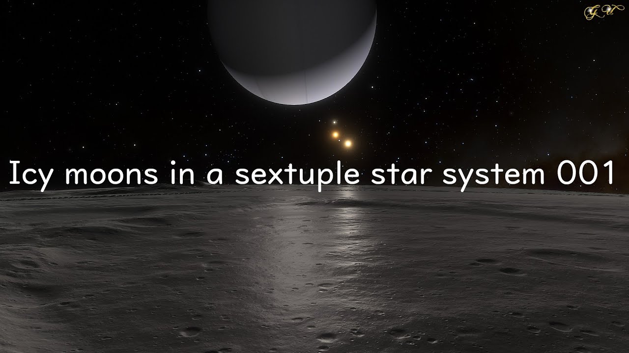 Icy moons in a sextuple star system 001 - YouTube