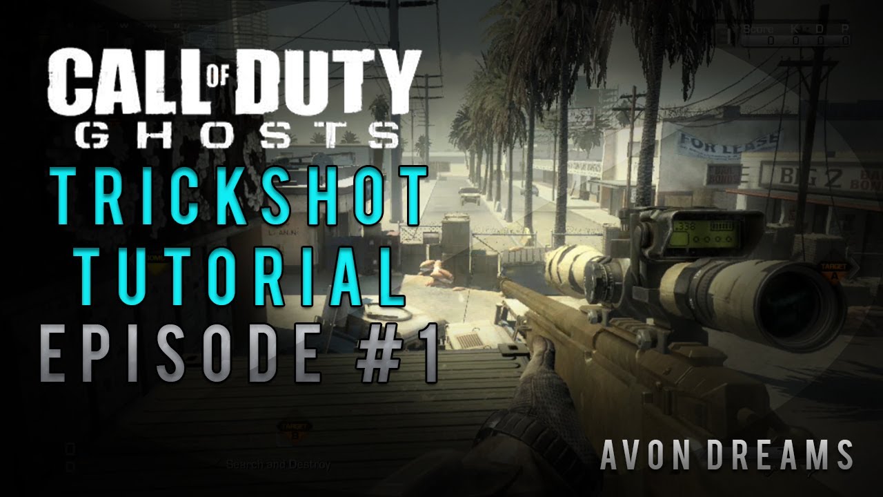Avon Dreams | Call of Duty Ghost Trickshot Tutorial | Episode 1 (Knee Slide) - YouTube