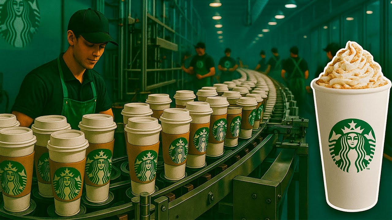 How It's Made Starbucks Coffee? Full Production and Secrets Factory ...