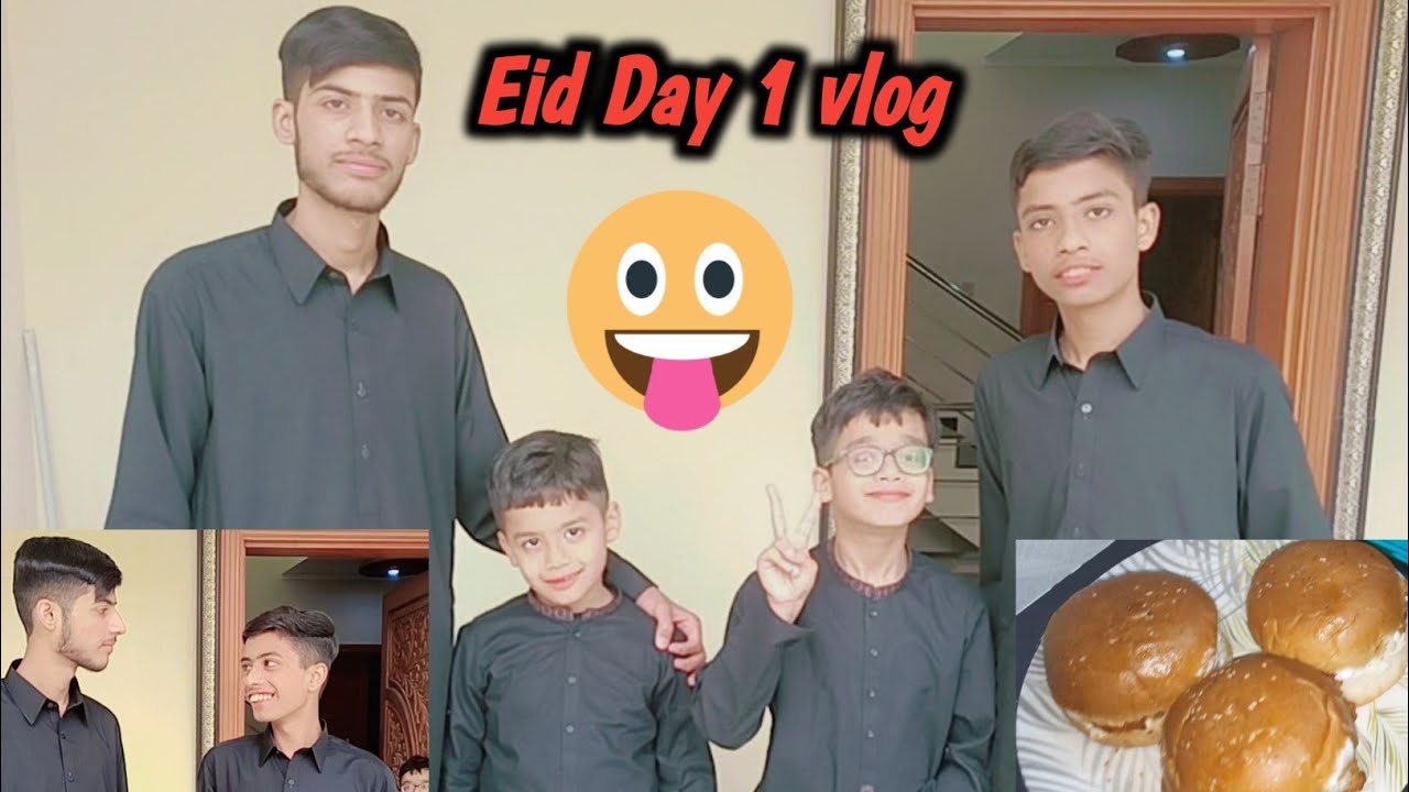 eid day 1 vlog - eid first day vlog ️ sab ko eidi de - with inam ikram ...