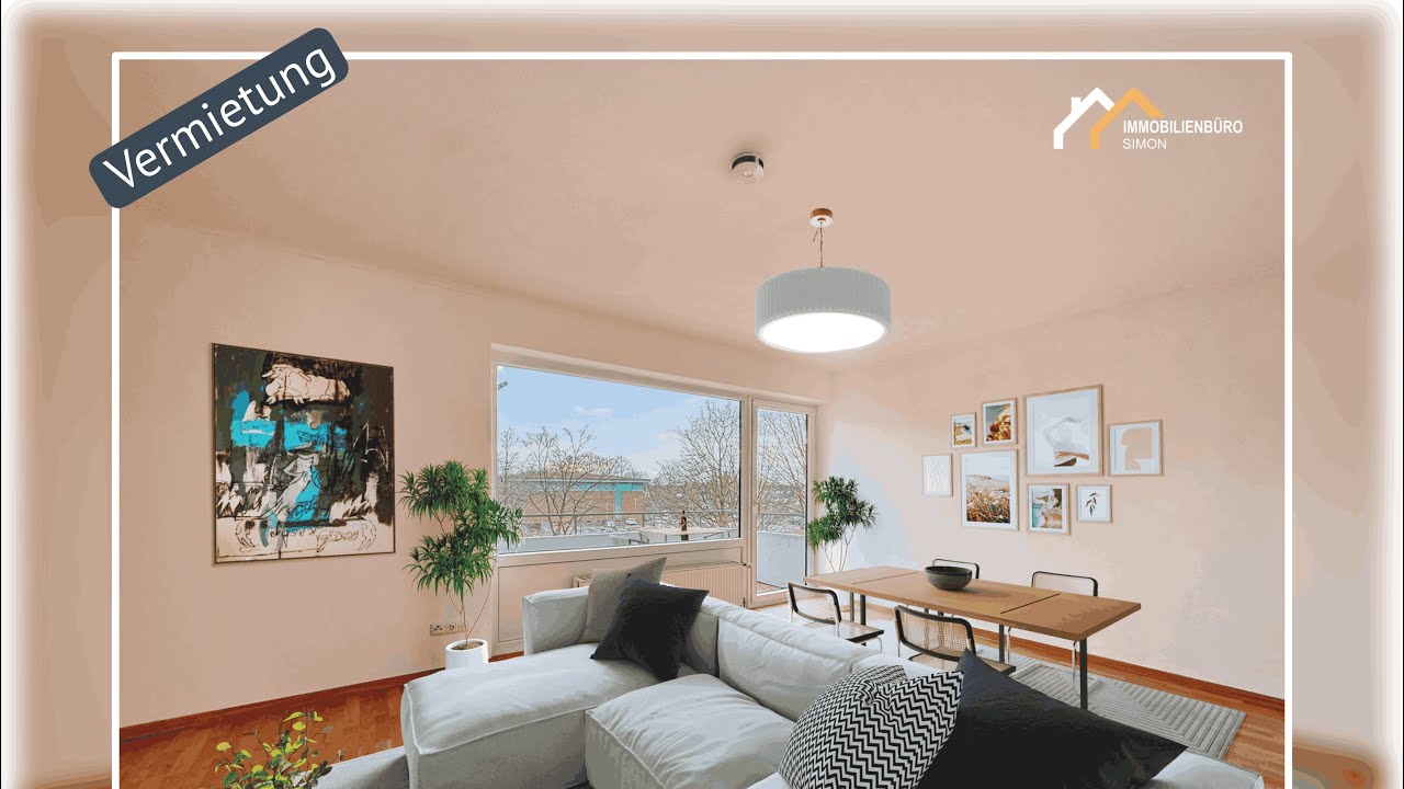 Helle 2 5 Zimmer Galerie Wohnung Mit S D Balkon