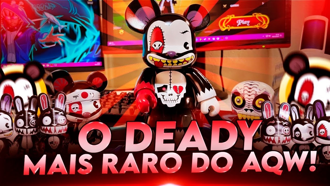 COMPREI O DEADY MAIS RARE QUE EXISTE (UNBOXING) AQW - YouTube