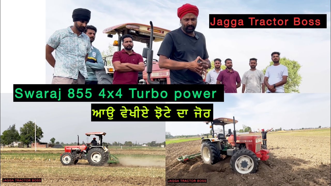 Swaraj 855 4x4 Full Tractor modified Engine Turbo Diesel pump modify ...