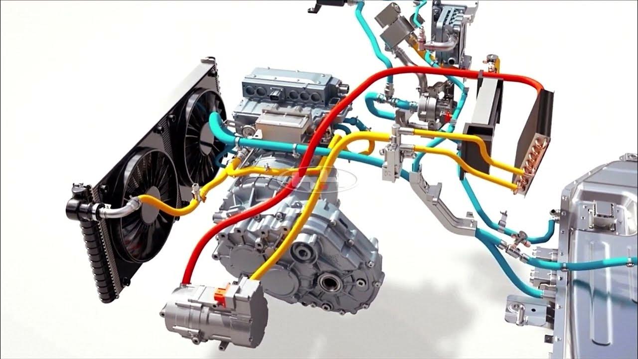 ELECTRIC EV Car AC System & Compressor: How it works? (3D Animation ...