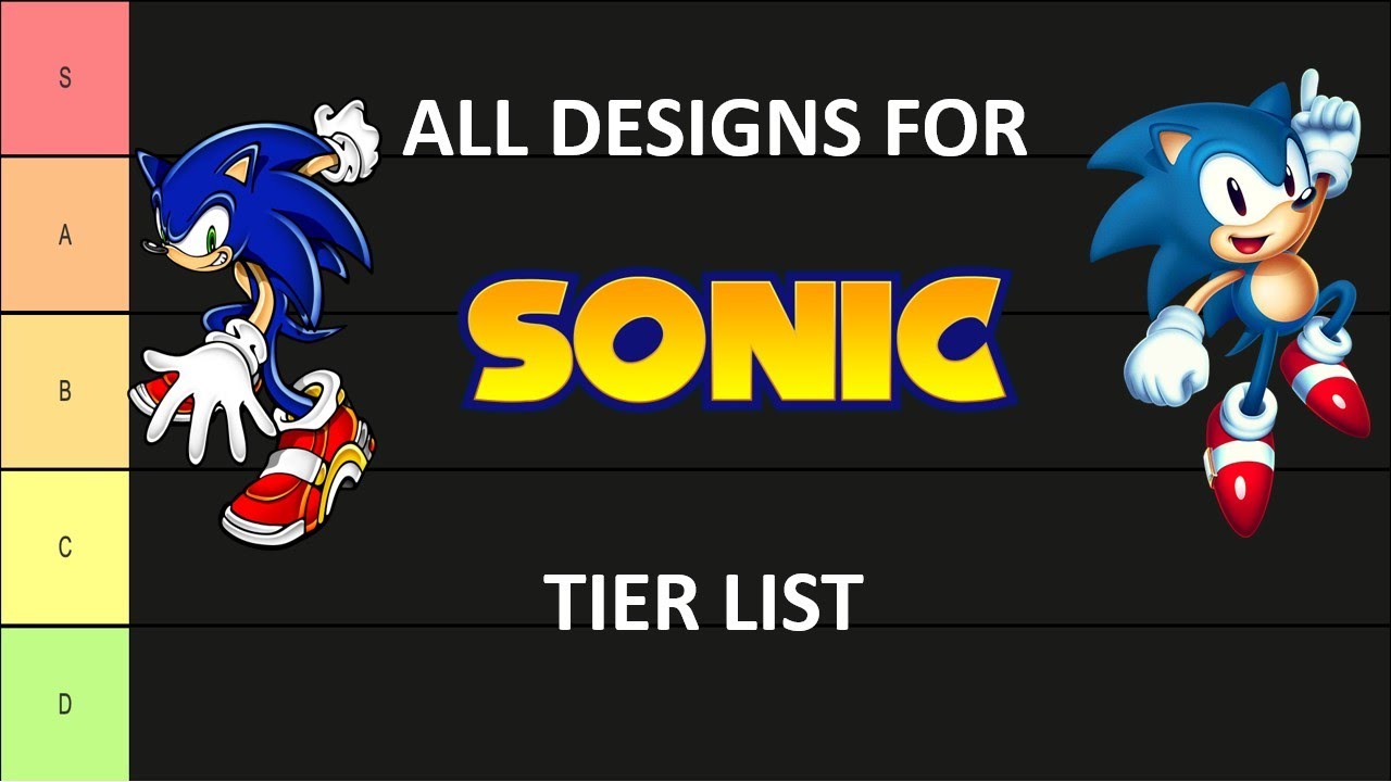 All Designs For Sonic TIER LIST - YouTube
