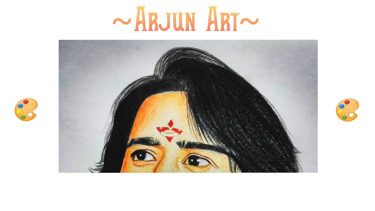 Arjun Drawing | Shaheer sheikh drawing | mahabharat drawing ...