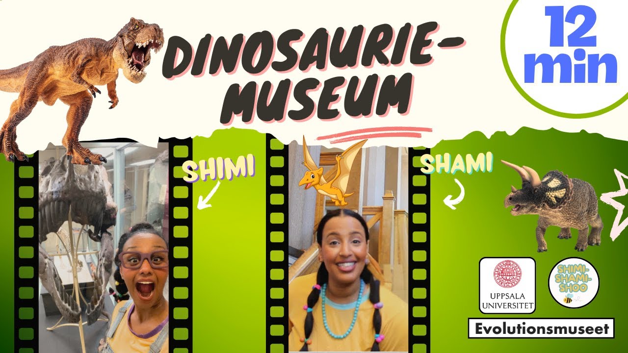Barnprogram För Barn 🦖Upptäck Dinosaurier på Evolutionsmuseet! 🦕 │Shimi ...