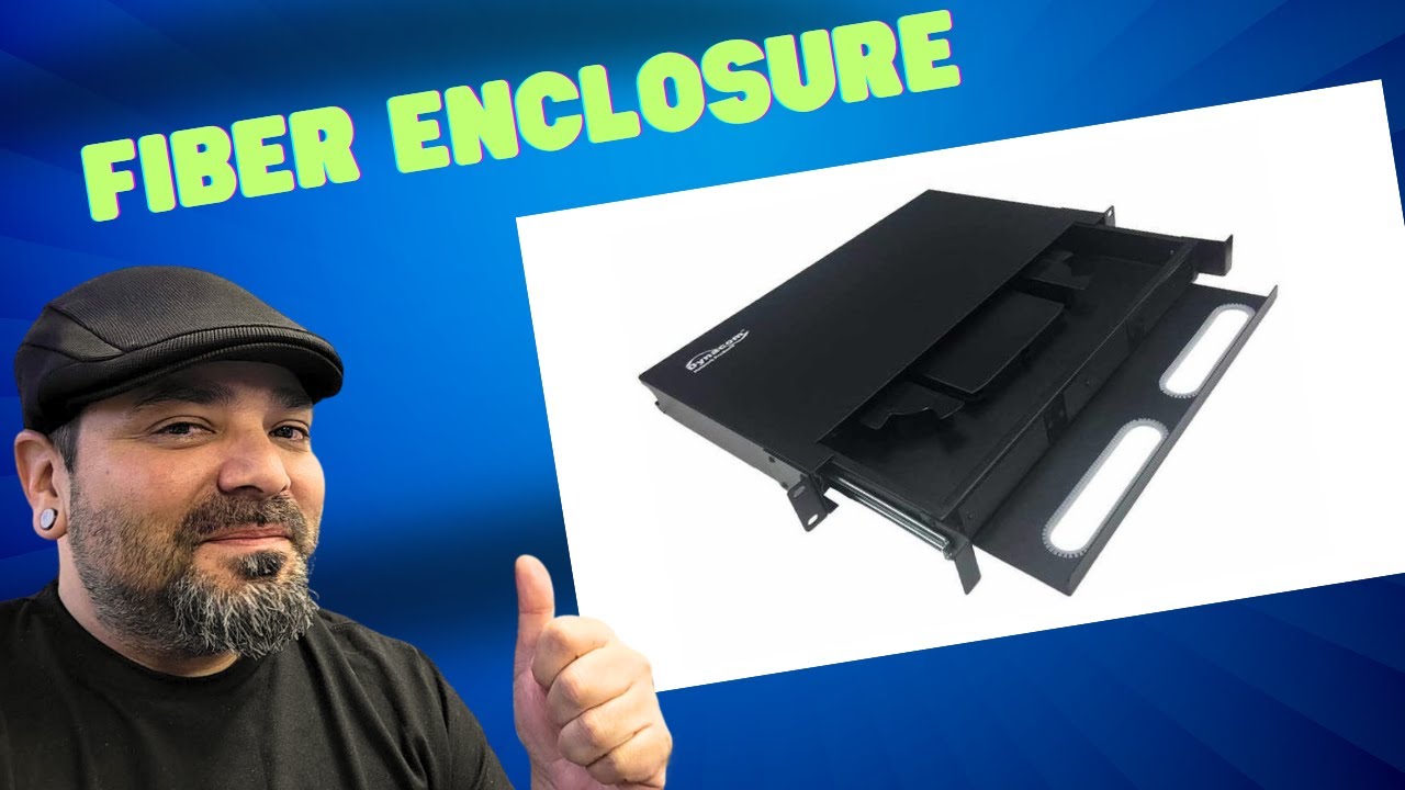 Rackmount Fiber Optic Patch Panel Enclosure for 3 adapter panels - YouTube