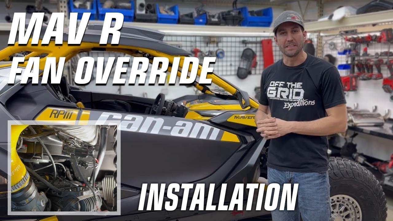 Maverick R Intercooler & Radiator Fan Override Installation. RPM SxS ...