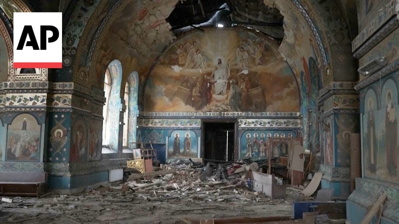 A church that survived WWII is destroyed in Russian aerial bombardment ...
