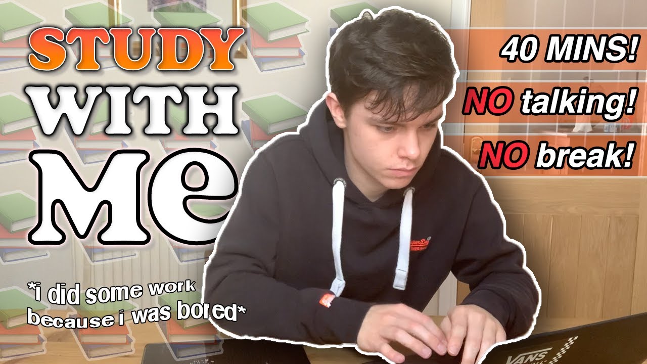 REAL TIME isolation STUDY WITH ME (for fun) *40 mins!* - YouTube