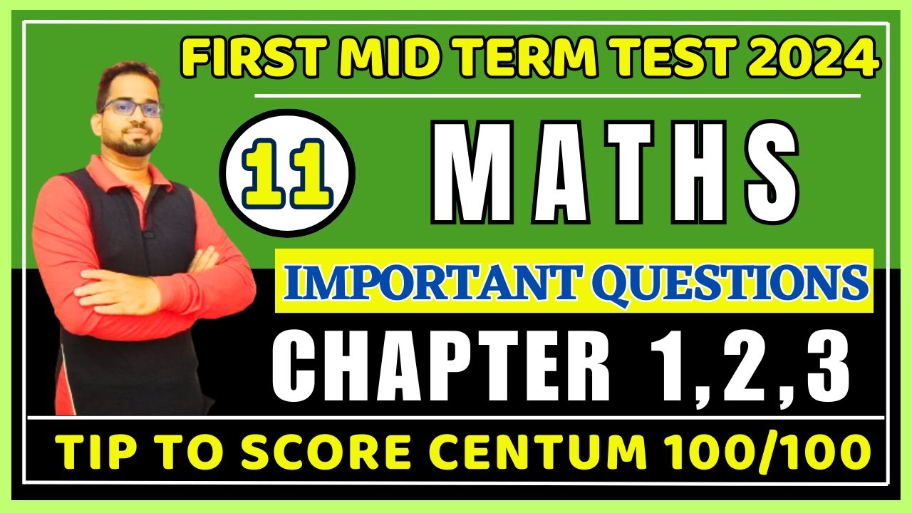 11th Maths 1st Mid Term Important 2m,3m,5m Questions | 1st Mid Term ...