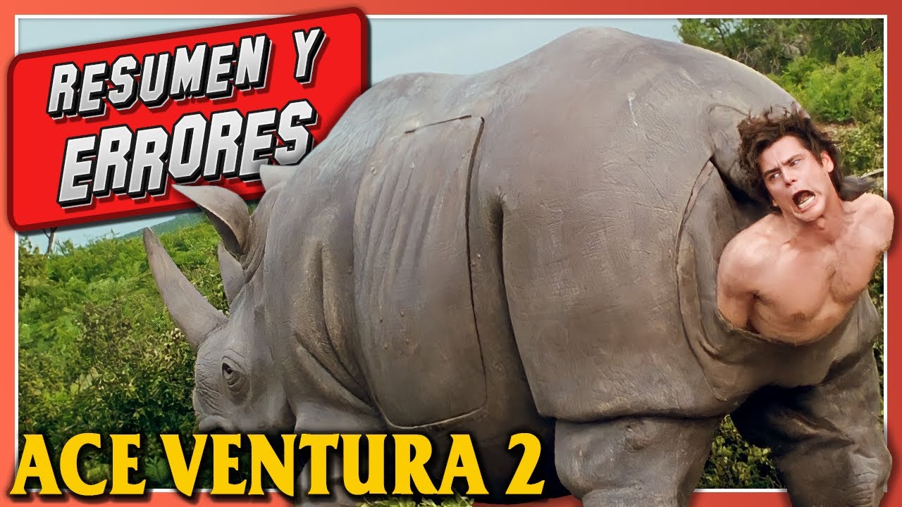 ACE VENTURA 2 Operación en África ERRORES de Películas RESUMEN Un loco en África - YouTube