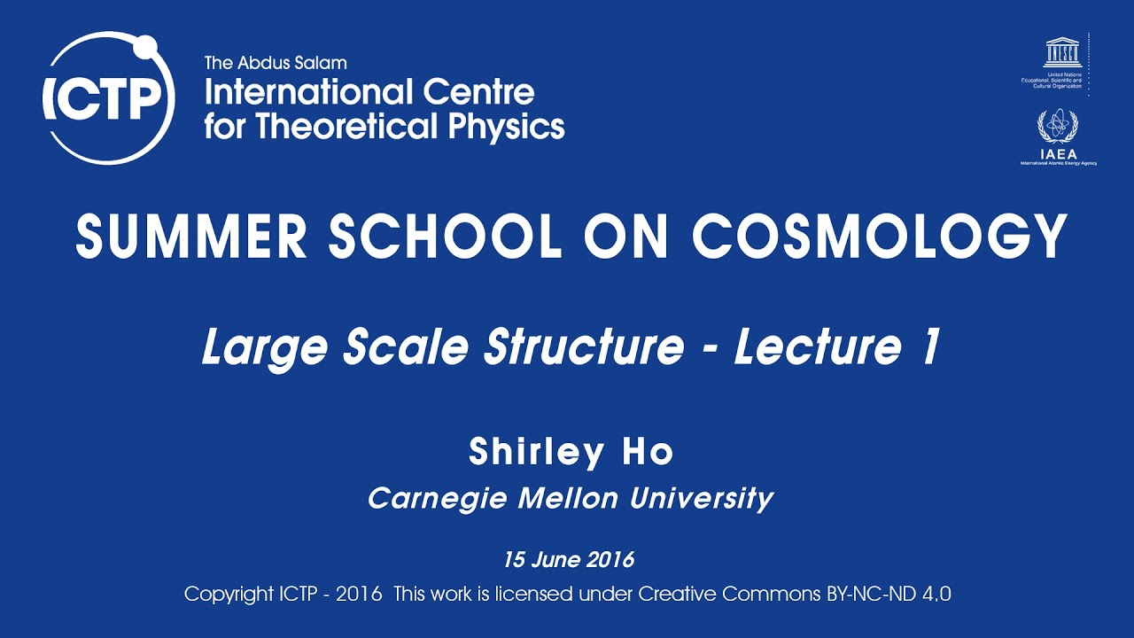 Shirley Ho: Large Scale Structure - Lecture 1 - YouTube