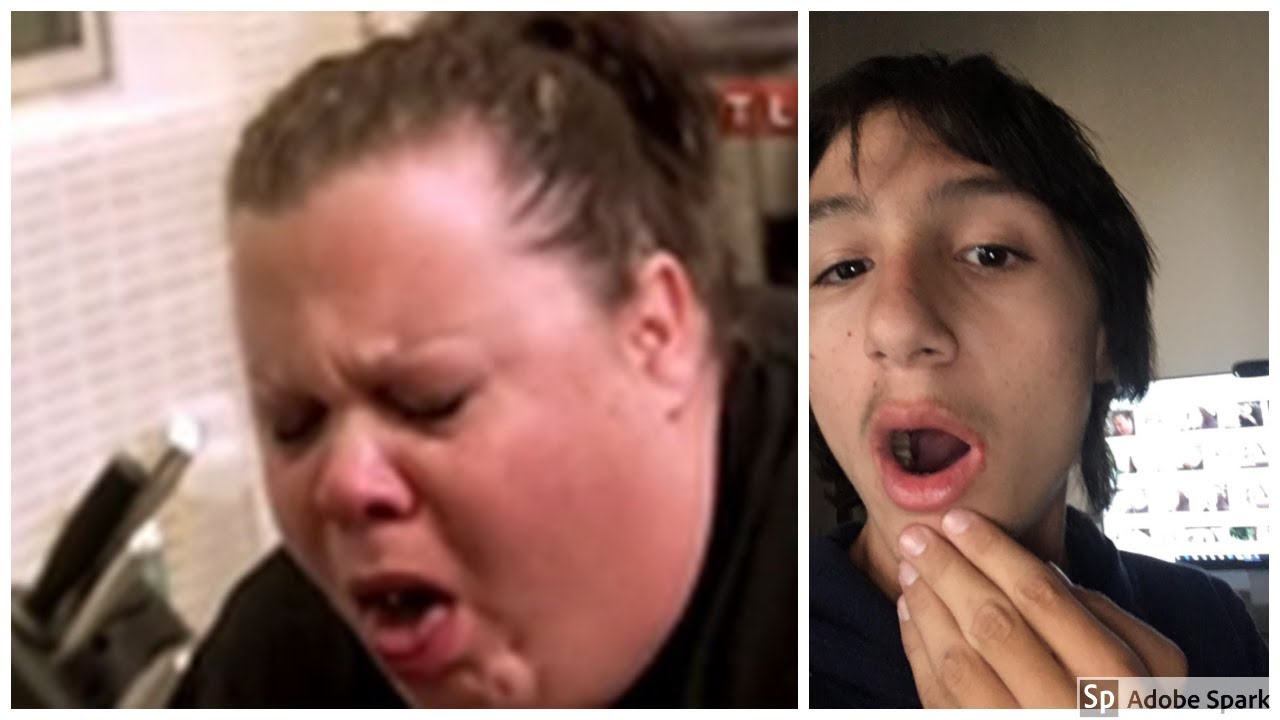 Woman only eats cheesy potatoes - YouTube