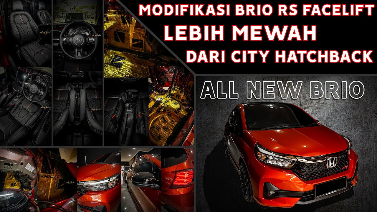 MODIFIKASI ALL NEW BRIO RS FACELIFT JADI LEBIH MEWAH DARI CITY ...
