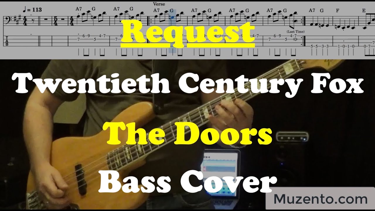 Twentieth Century Fox - The Doors - Bass Cover - Request - YouTube