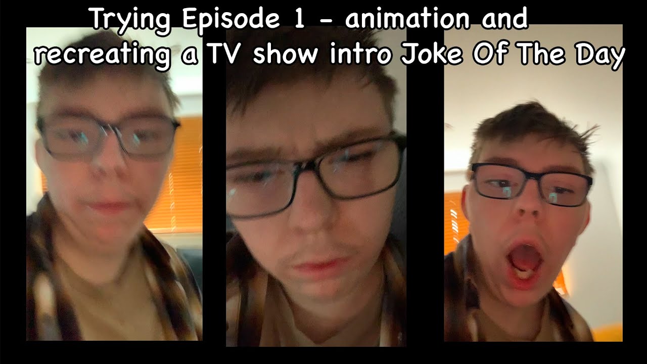 Trying Episode 1 : animation and recreating a TV show intro - YouTube