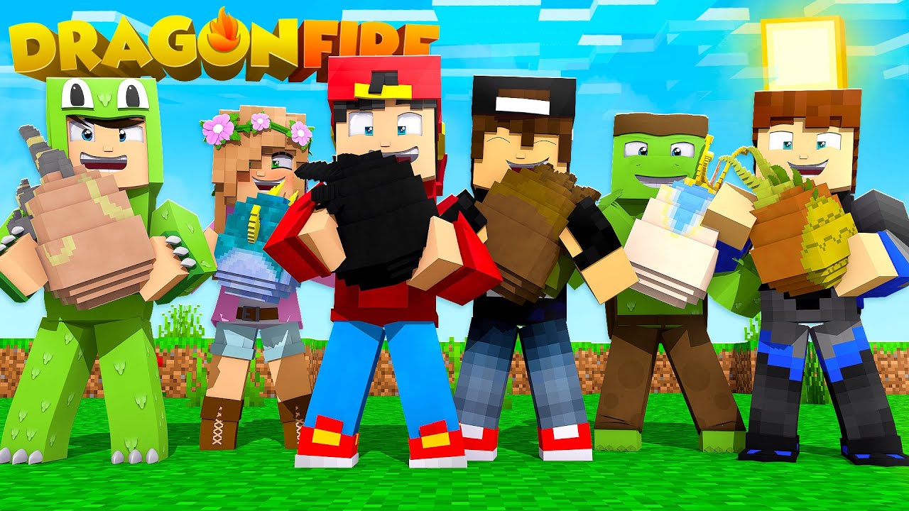 JOINING THE OFFICIAL DRAGON FIRE SERVER... - YouTube