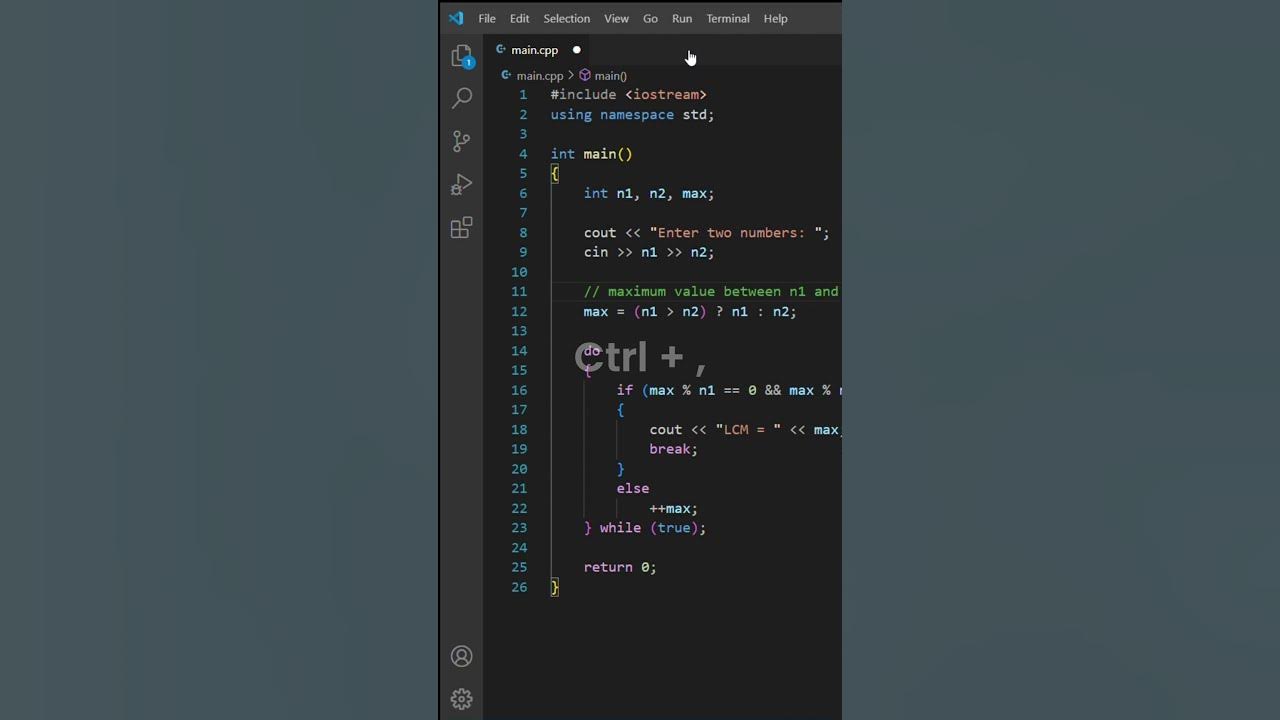 how to zoom in and zoom out in vs code #vscode_zoom_in_zoom_out #shorts #vscode #vscodetips ...