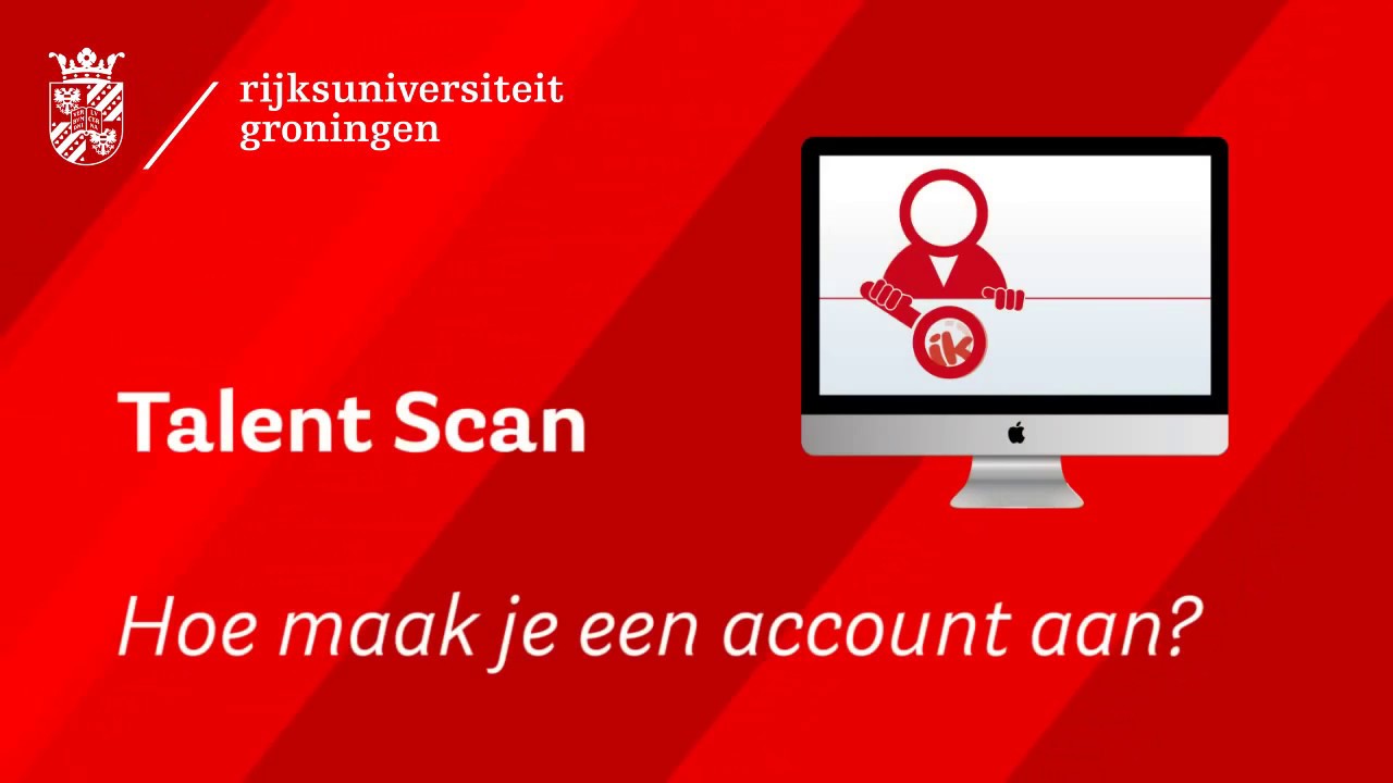 De Talent Scan - Hoe maak je een account aan? - YouTube