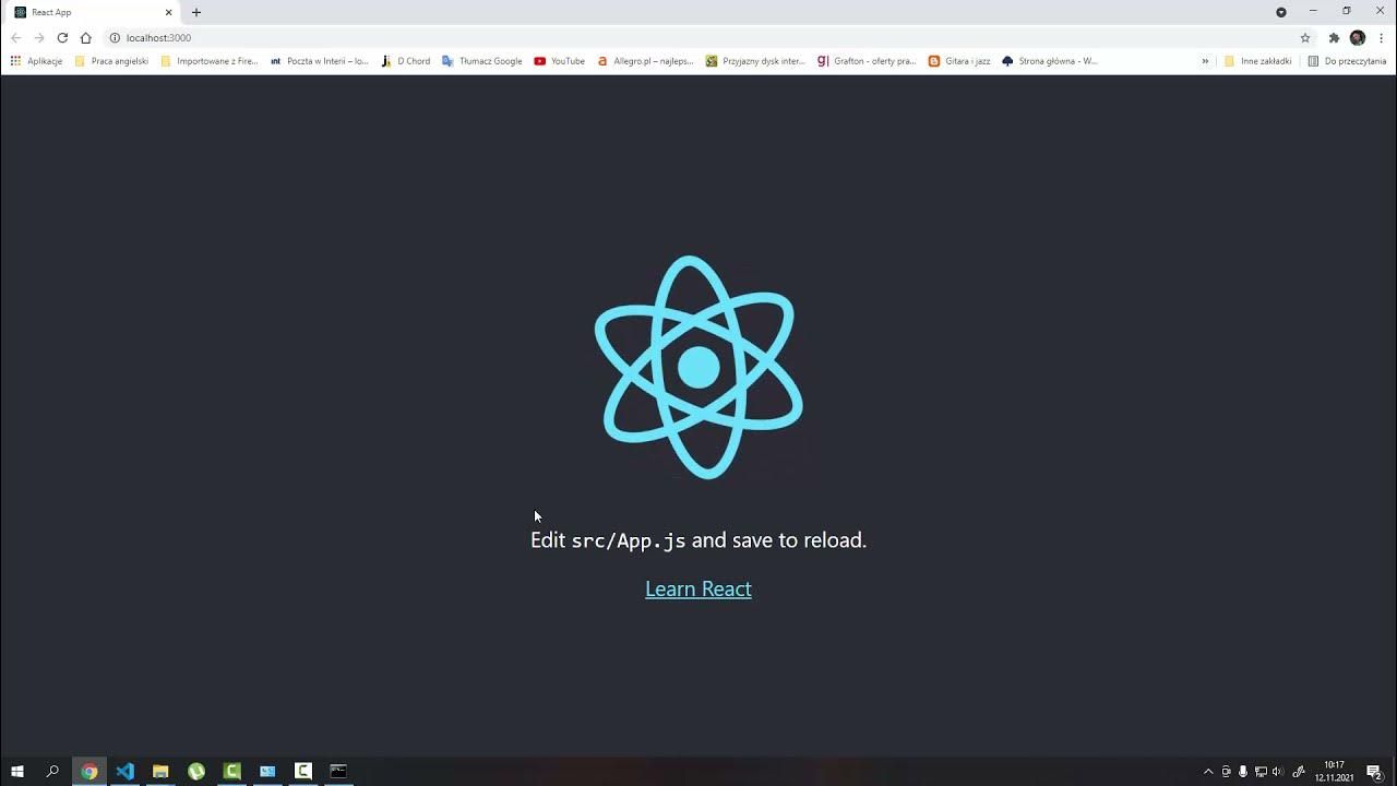 How to create first React app - YouTube