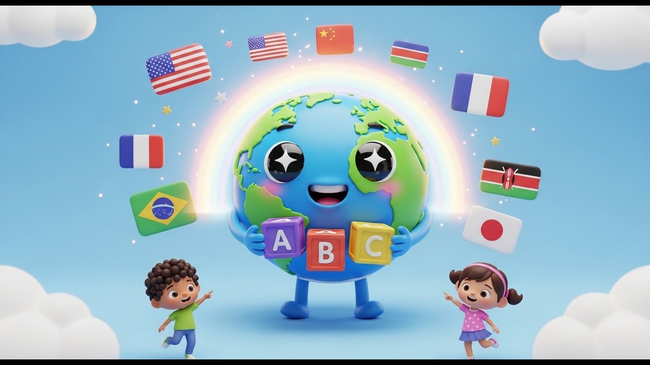 ABC Countries for Children - Learn Alphabet with Countries and Flags ...
