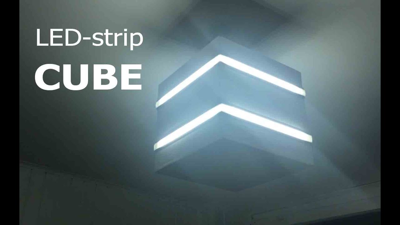 LED Strip CUBE idea! - YouTube