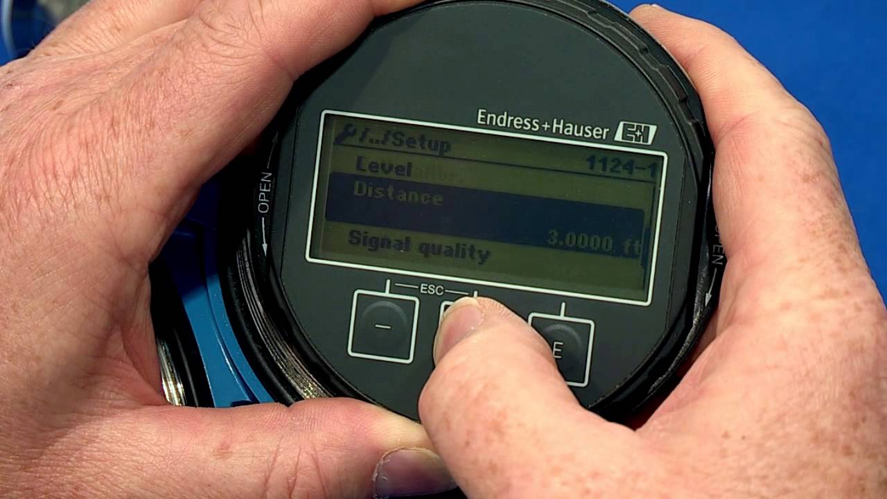 Configuration from Display into device with Levelflex FMP5x - YouTube