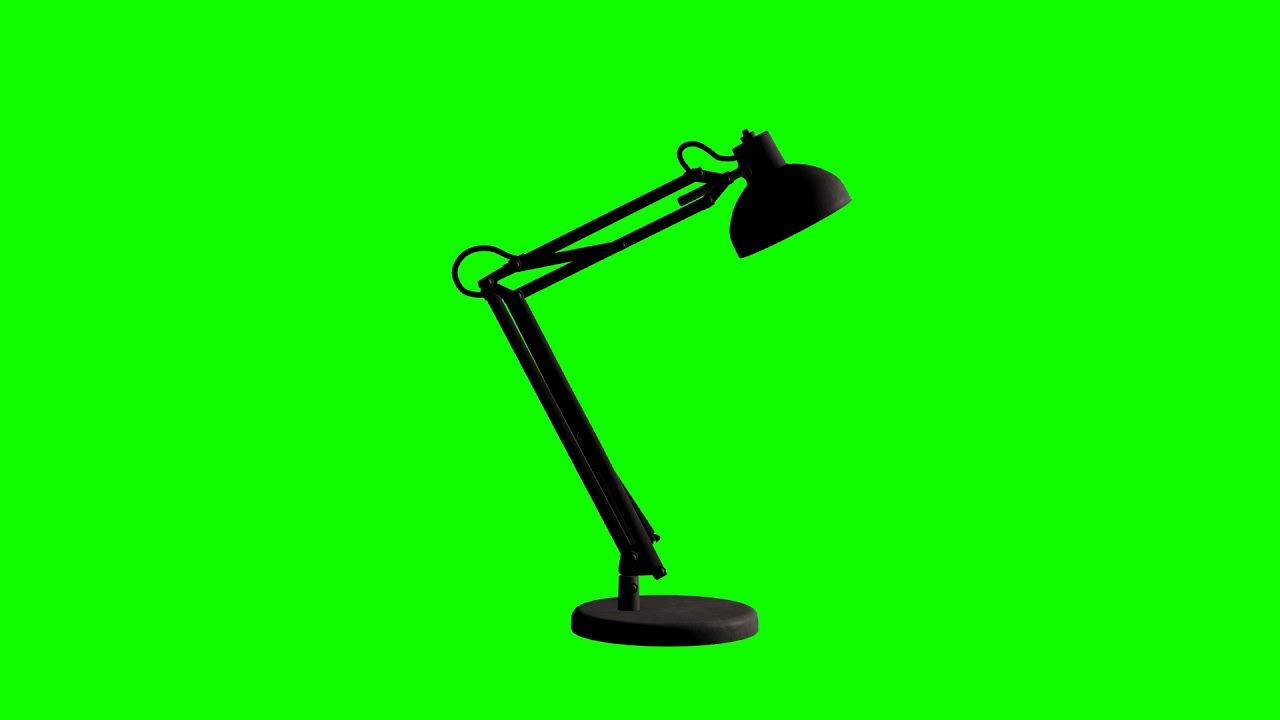 FREE HD Green Screen DESK LAMP - YouTube