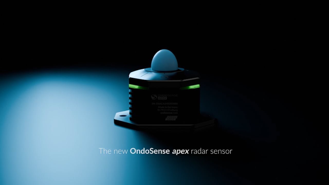 OndoSense apex radar distance sensor: Ultra-precise. Super fast. Easy ...