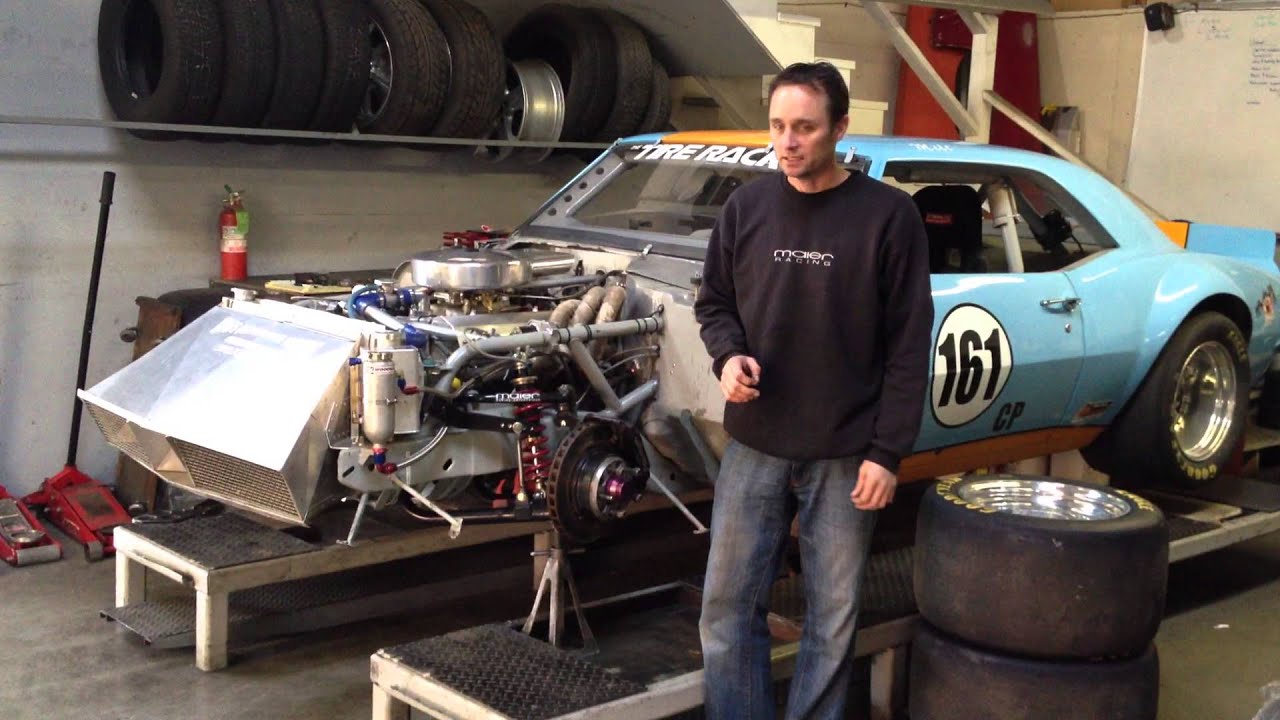 Mike Maier tunes suspension on Taz's CP Camaro - YouTube