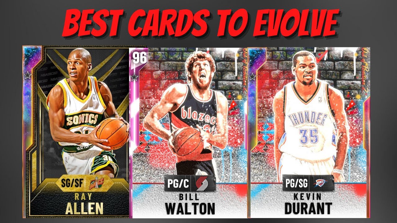 THE BEST CARDS TO EVOLVE IN NBA 2K20 MYTEAM - YouTube