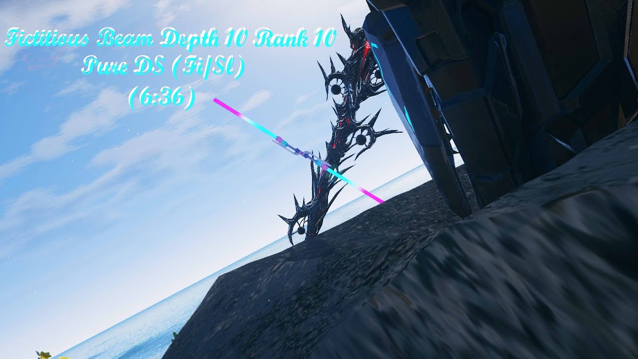 [ PSO2:NGS ] Fictitious Beam Depth 10 Rank 10 Pure DS (Fi/Sl) (6:36 ...