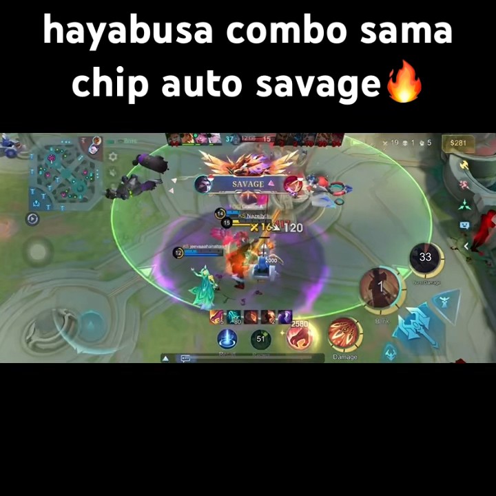 hayabusa combo sama chip auto savage🔥 #hayabusa #mobilelegends - YouTube