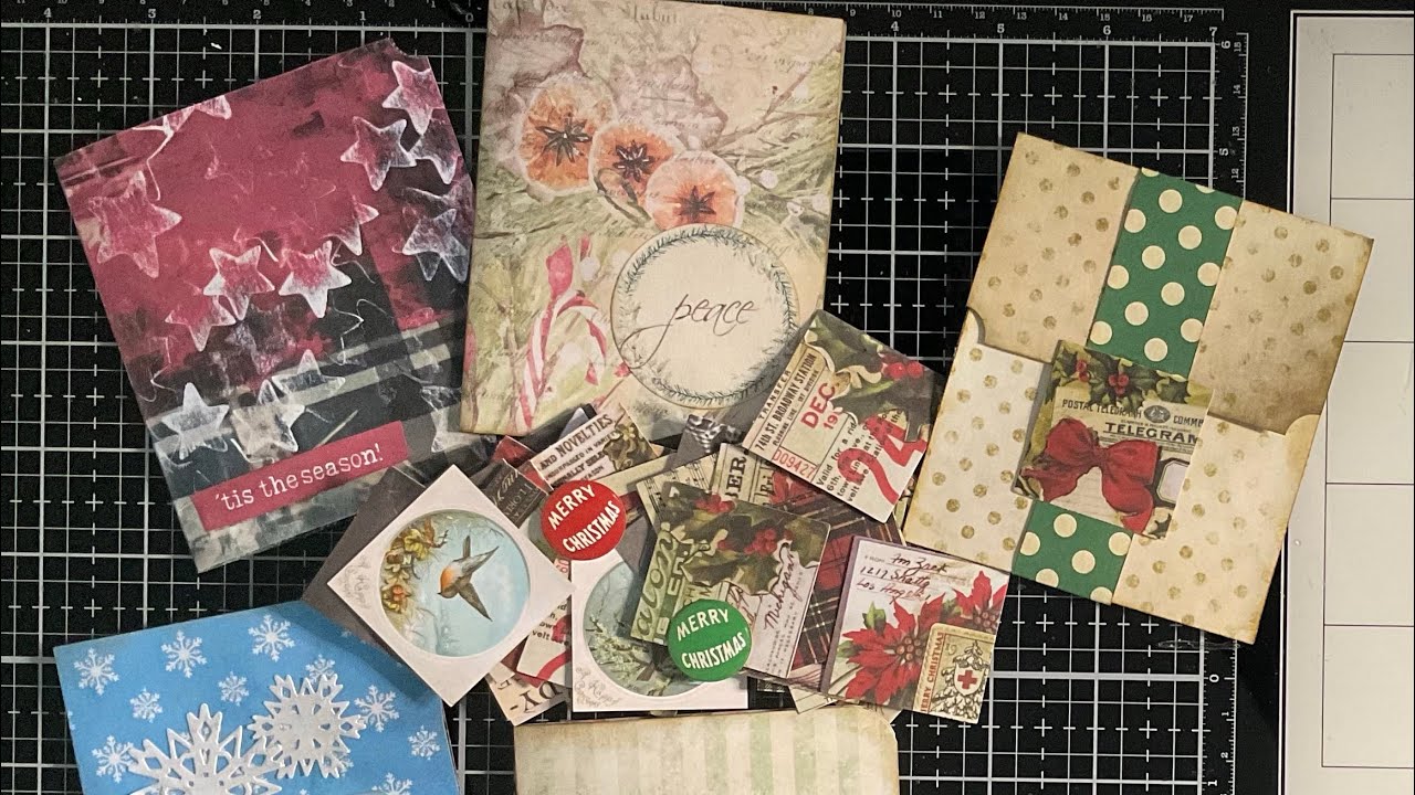 CHRISTMAS PROJECT - how I make my gift card holders #diy #paperfun # ...