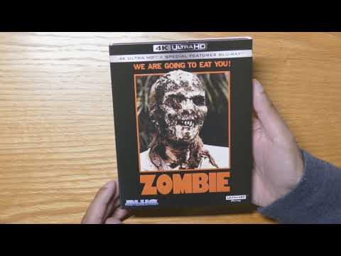 Zombie 4K Blu-ray unboxing