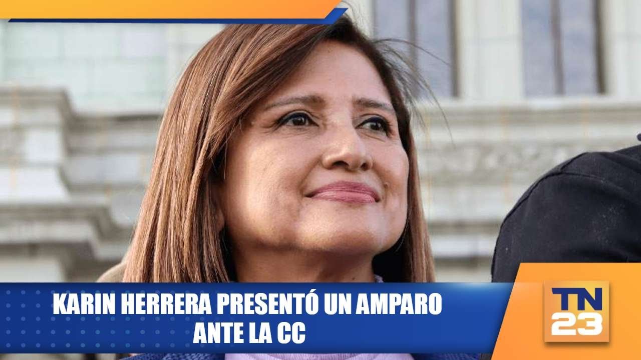 Karin Herrera presentó un amparo ante la CC - YouTube
