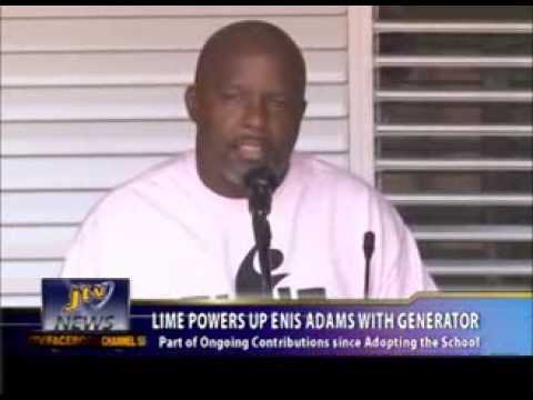 LIME POWERS UP ENIS ADAMS WITH GENERATOR