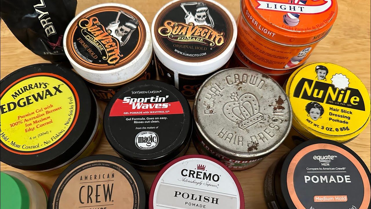 My top 10 favorite pomades - YouTube