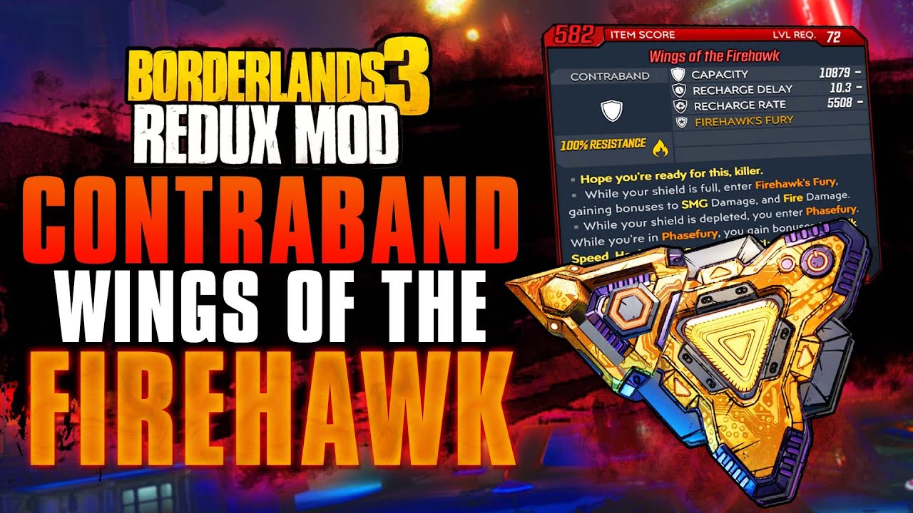 The CRAZIEST shield ever.. - Wings of the Firehawk CONTRABAND Item ...