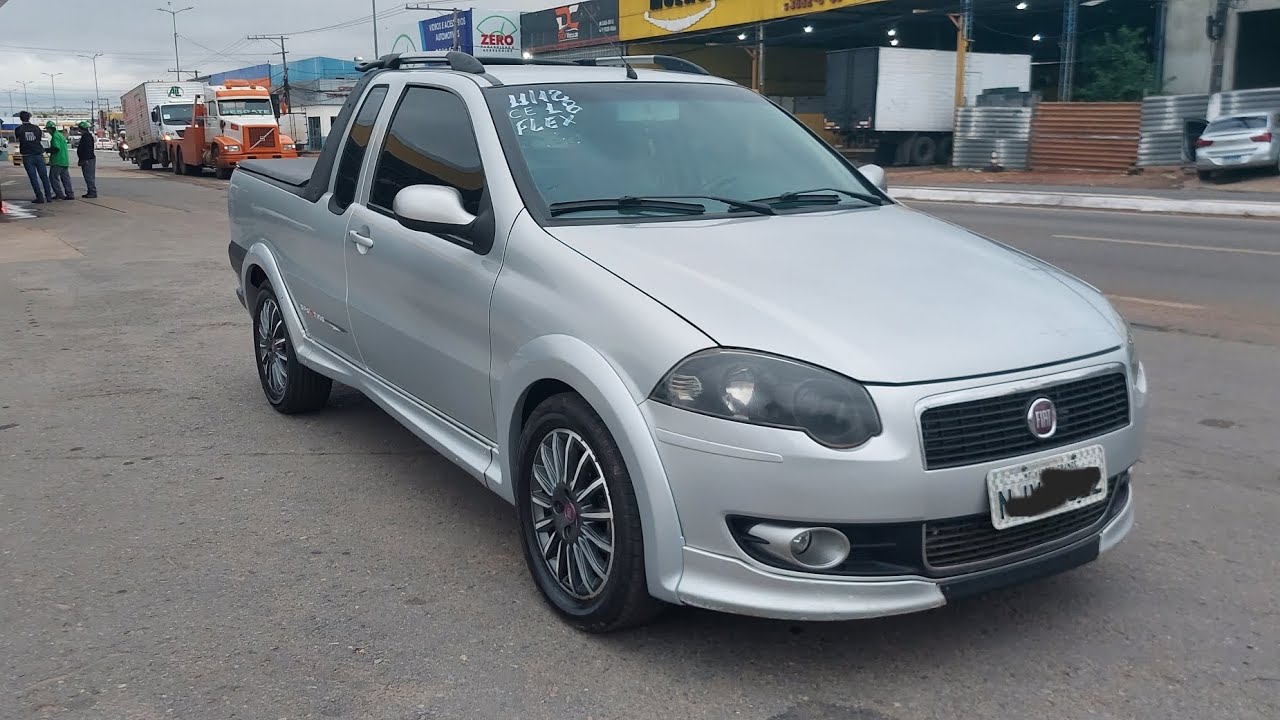 FIAT STRADA SPORTING CE 1.8 E-TORQ FLEX 2011/2012 - YouTube