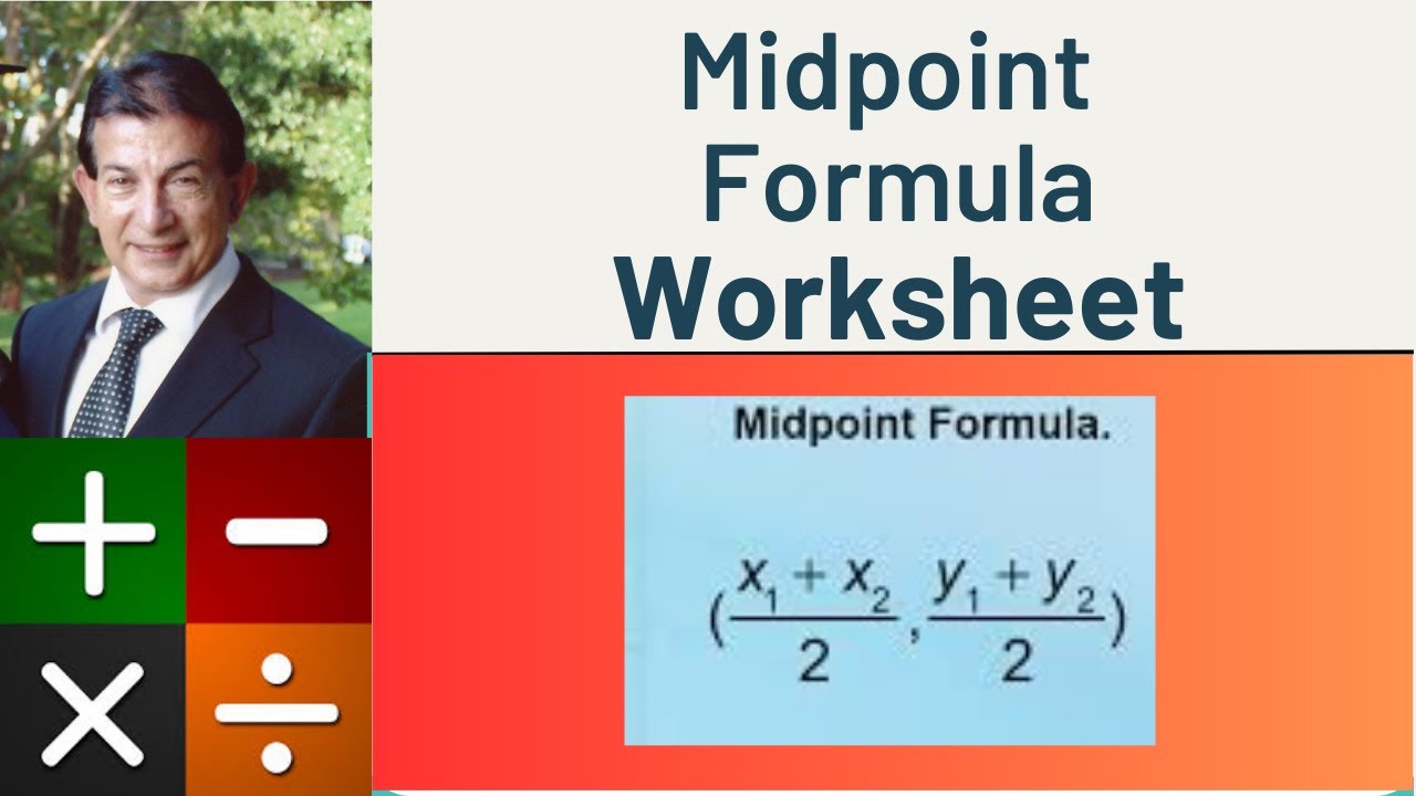 Midpoint Worksheets Finding The Midpoint (Answer The Following