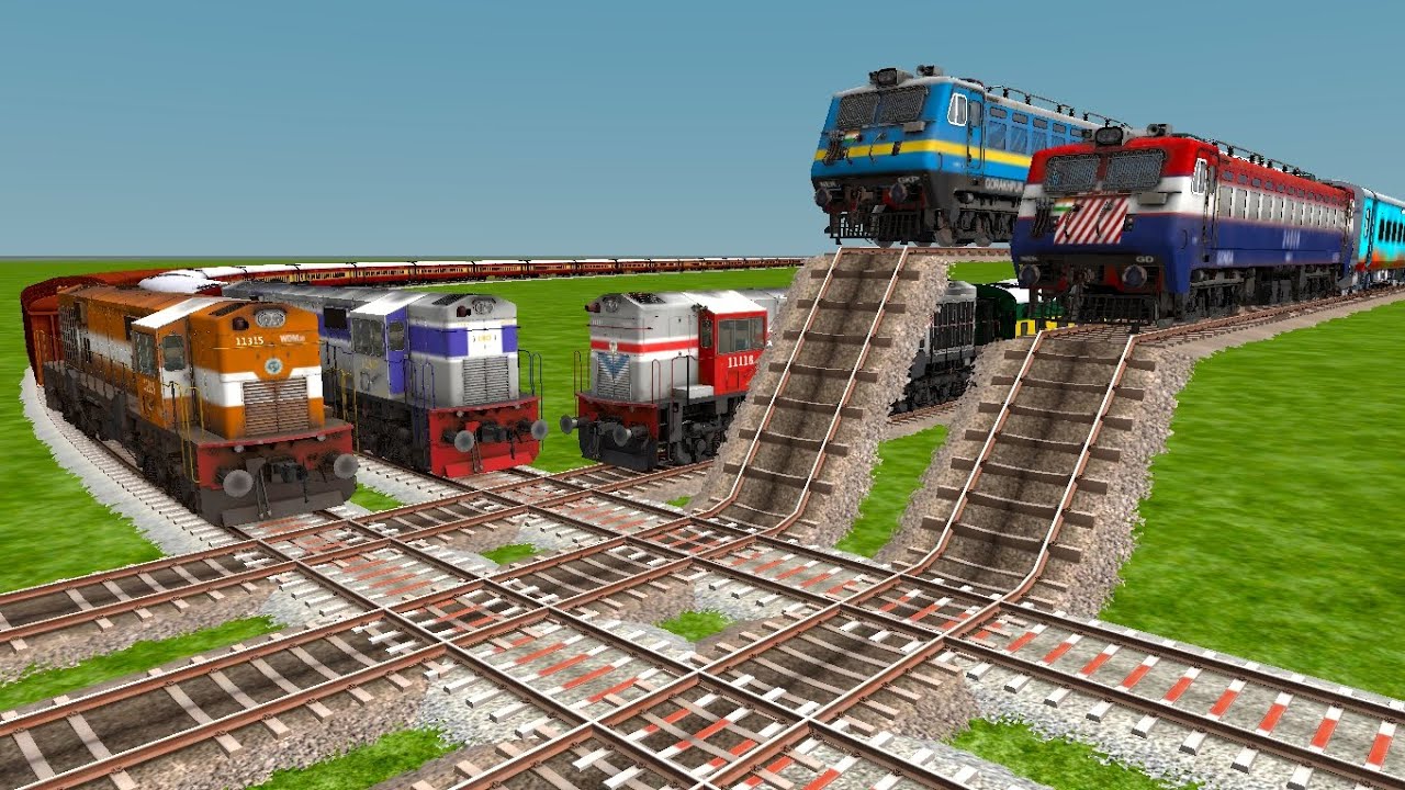 DOUBLE FASTEST TRAINS RUNNING ON THE THREE CUVERD TRAINS AT DIAMOND ...